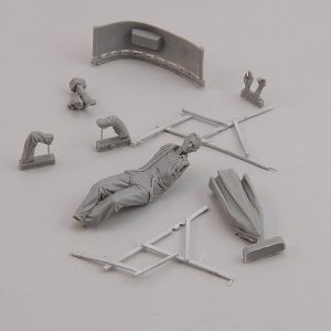 RoyalModel[RM852]1/35 WWII 安楽椅子で眠るドイツ歩兵 - M.S Models Web Shop